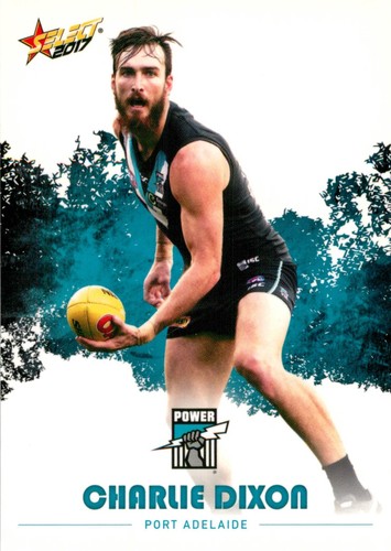 2017 Port Adelaide Power AFL Select Footy Stars Card - Charlie Dixon | eBay