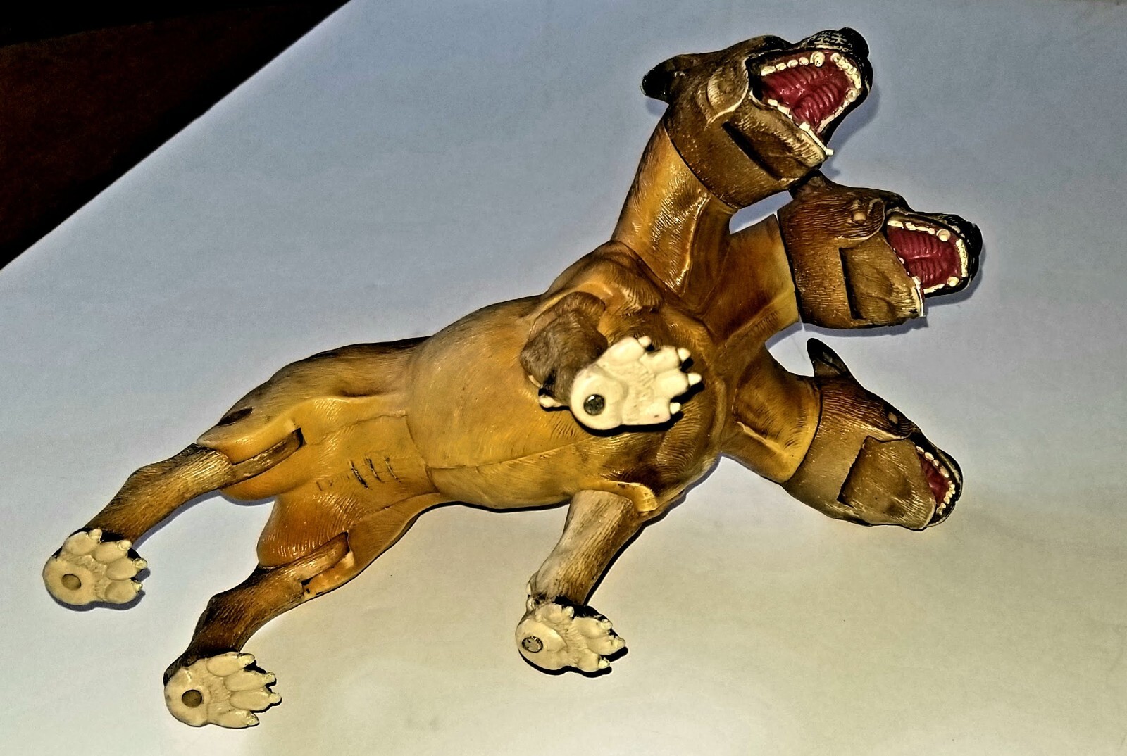 Harry Potter FLUFFY Cerberus 3 Headed Dog Action Figure - 2001 Warner ...