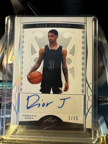 2023 Leaf Trinity Dior Johnson Auto /15 | eBay