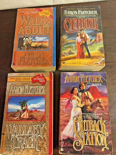 Aaron Fletcher, Outback Author, Lot of 4 Paperback Books, good reads ...