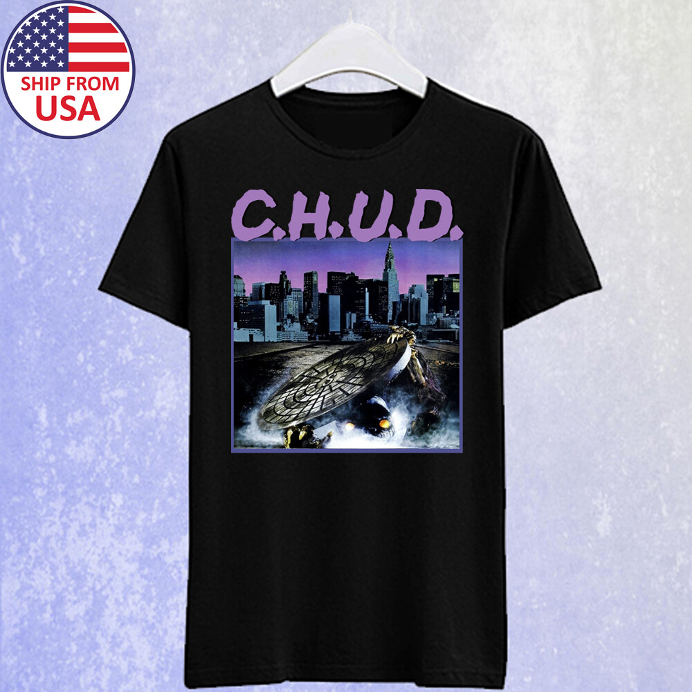 C.H.U.D CHUD Retro Horror Movie Logo Men's Black T-shirt Size S-5XL | eBay