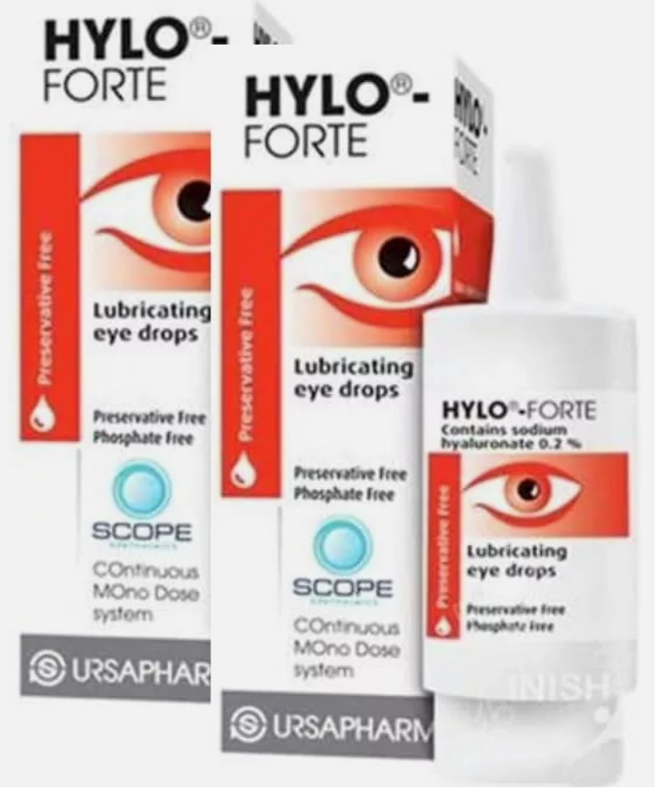 Hylo-Forte Intensive Lubricating Eye Drops X Pack of 3 | eBay