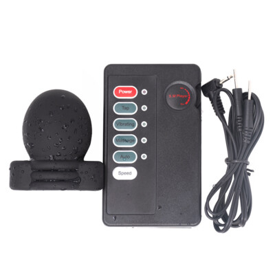 Electric Stimulation Male Penis Head Vibrating Glans Trainer Massager ...