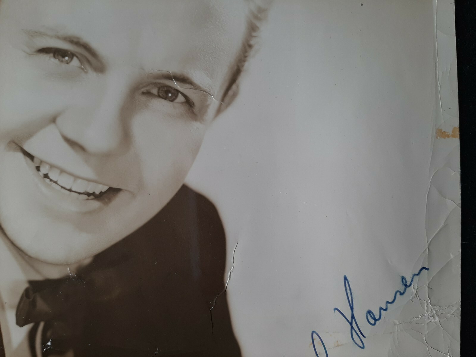 Vintage 1950s Signed Autographed Photograph Rudy Hansen Pop Rock ...
