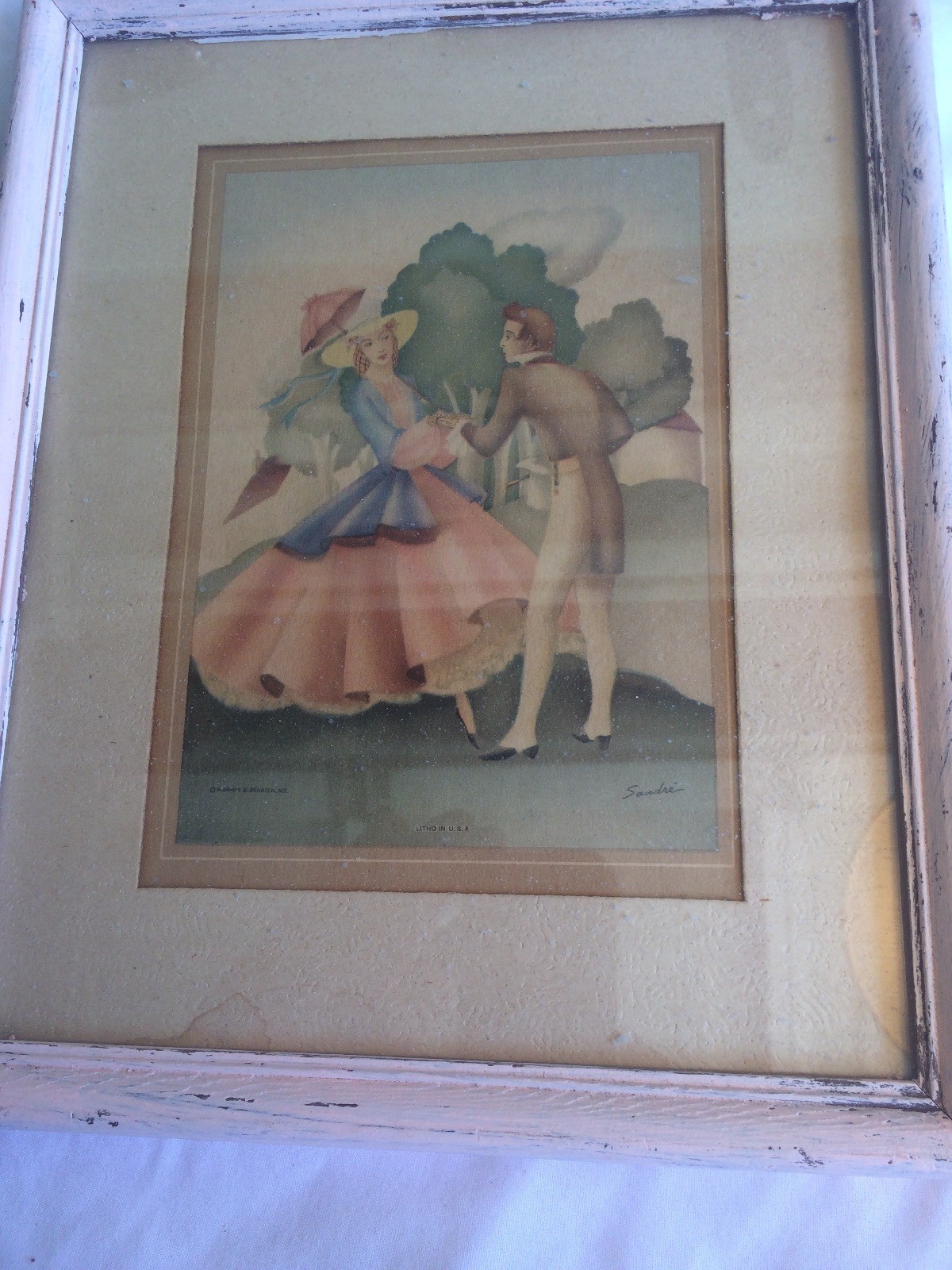PAIR OF VINTAGE MORRIS & BENDIEN PRINTS BY SANDRE. | eBay