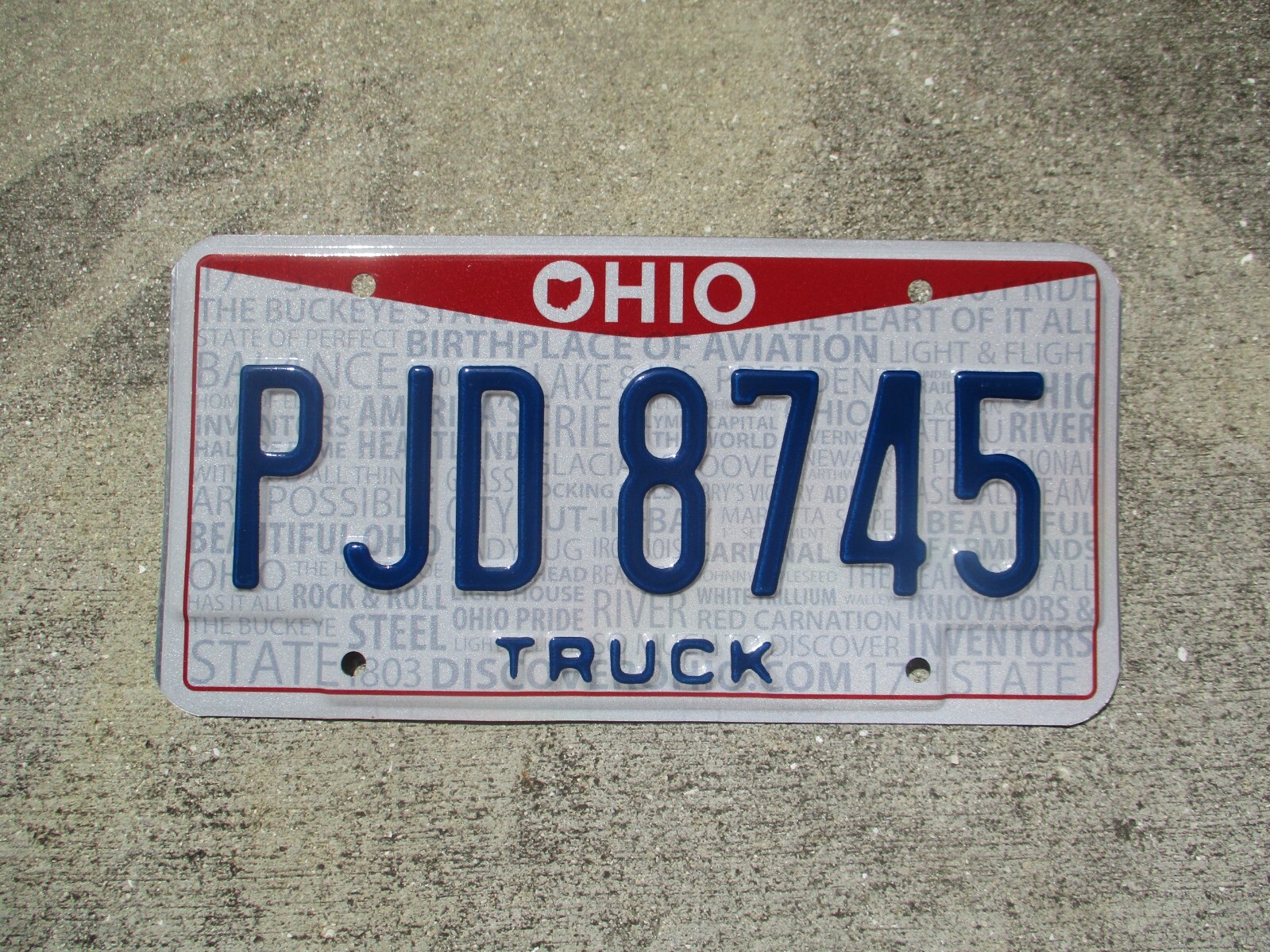 Ohio Truck license plate # PJD 8745 | eBay