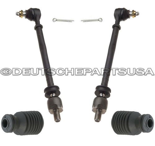Steering Tie Rod Rods + Rack Boot Boots for Porsche 928 928S S ...