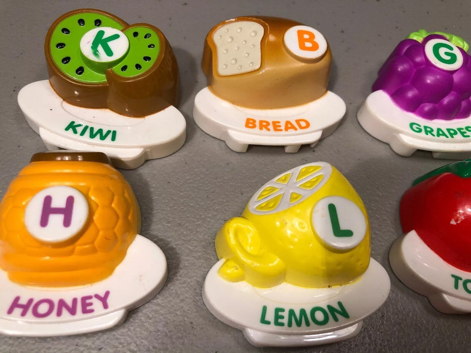 VTECH FOOD FUN REPLACMENT MAGNETIC FOOD LETTERS Lot | eBay