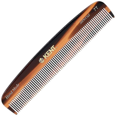 Kent 7T Handmade All Fine Tooth Pocket Comb for Men, Hair Comb ...