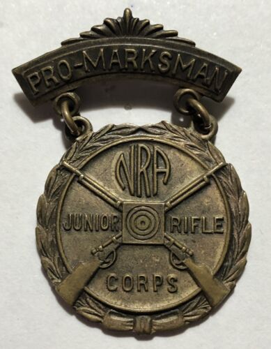 National Rifle Association NRA Medal Award Pin Pro-Marksman junior | eBay