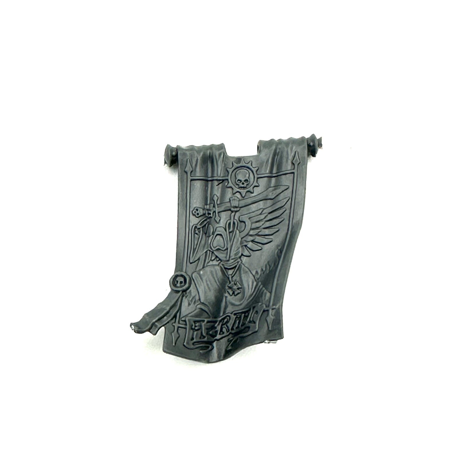 Warhammer 40K: Space Marines Grand Master Azrael Bits Decorated Banner ...