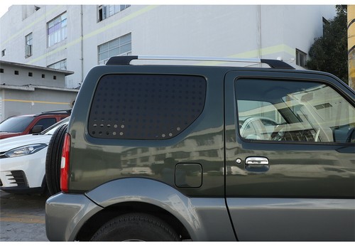 Kit For Suzuki Jimny 2007-17 PVC Black Rear Window Sticker Cover Car ...