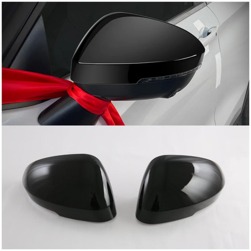 Glossy Black Rearview Mirror Lid Cover Trim For 2022-2023 Mitsubishi ...
