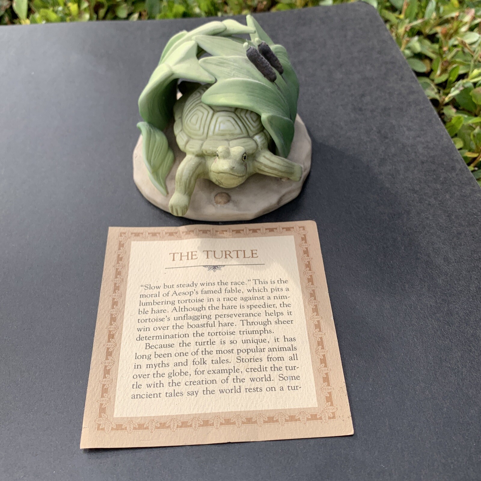 Franklin Mint 1984 Woodland Creatures Turtle Hand Painted Jacqueline B Smith BBB | eBay