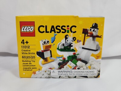 NEW LEGO Creative White Bricks CLASSIC 11012 Factory Sealed 60 Pcs ...