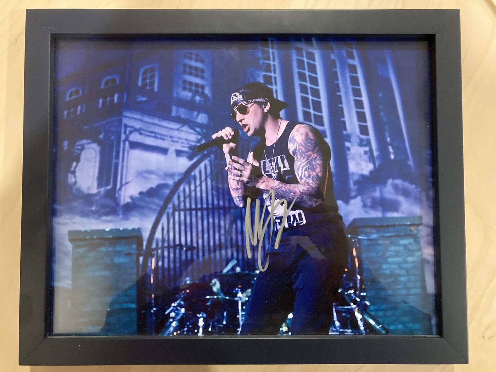 Rare M. Shadows Avenged Sevenfold Signed 11x14 Framed Photo with COA | eBay