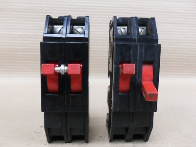 Zinsco QC 2 Pole QC220 20 Amp 120/240v Circuit Breaker RED HANDLE | eBay