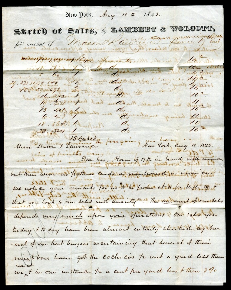 US STAMPLESS COVER - BOSTON MASS DROP LETTER 1843 - CONTENTS | eBay