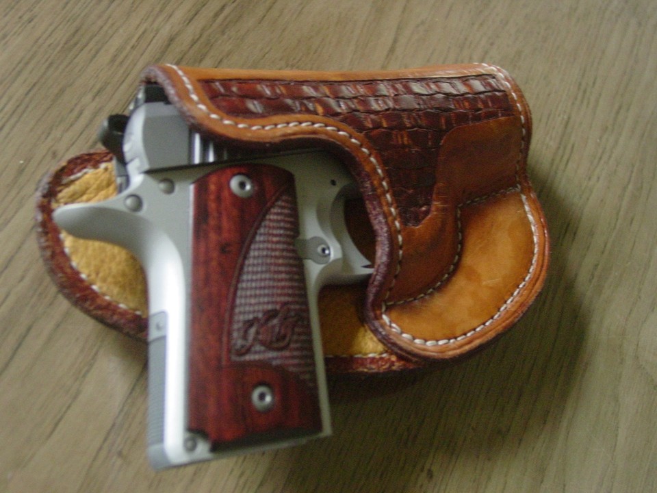 Kimber Micro 9mm Leather Holster / Belt Clip Attachment | eBay