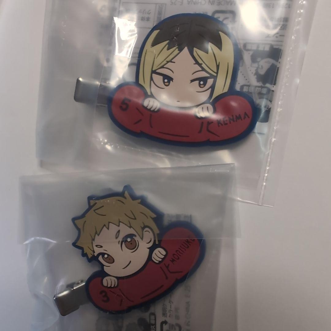 Haikyuu Character Hair Clips Set of 8 Authentic Collectible Anime Japan ...