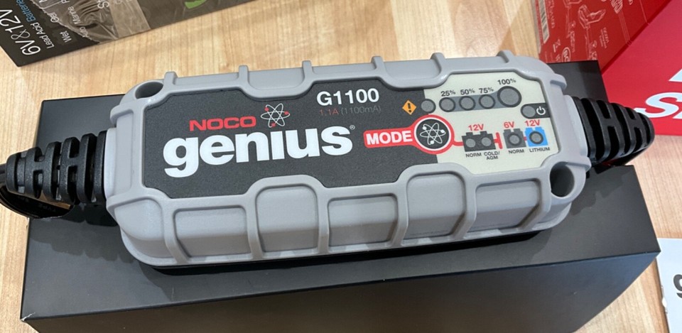 Noco Genius G1100 Car Battery Charger Household Vehicle Car Output 6-12 ...