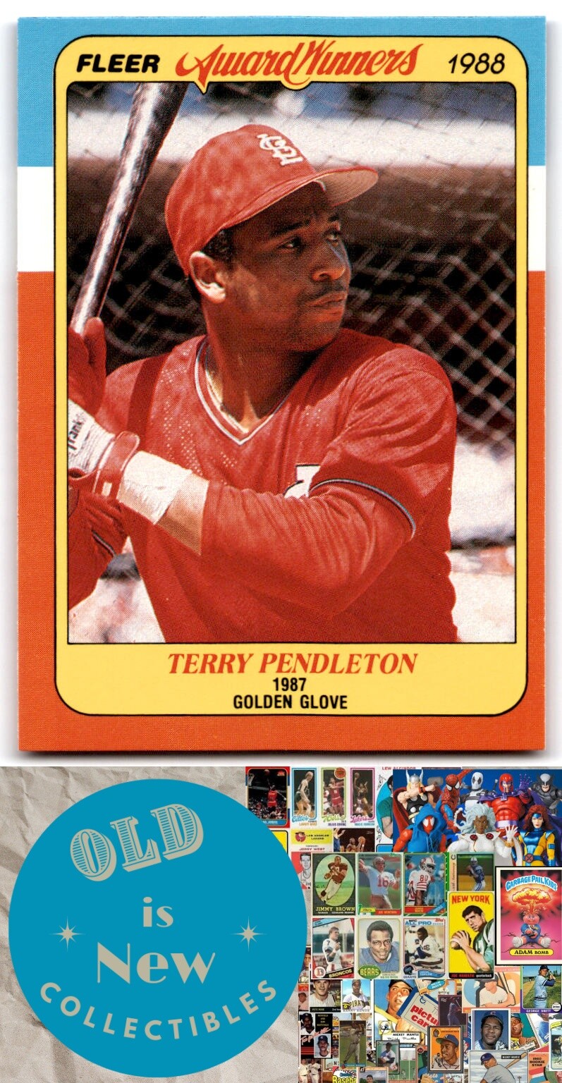 1988 Fleer Award Winners - #28 Terry Pendleton for sale online | eBay