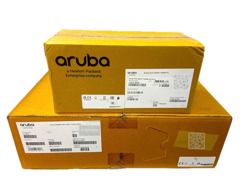 JL320A I New Sealed HPE Aruba 2930M 24G PoE+ 1-Slot Switch + JL087A PSU ...