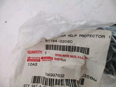 GENUINE TOYOTA COROLLA (14-17) HEADLAMP REPAIR BRACKET UPPER LEFT 81194 ...