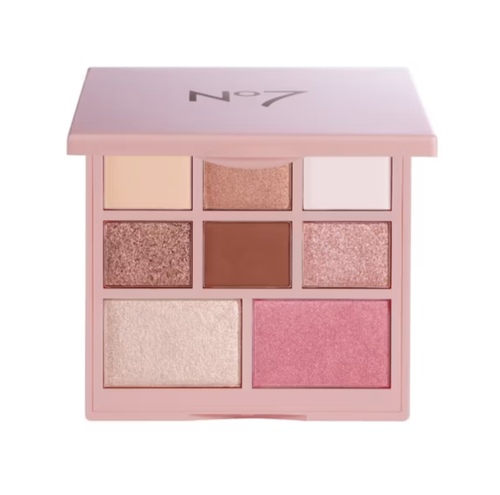 No7 Natural Glow - Face and Eye Palette (Eyeshadows + Highlighters ...