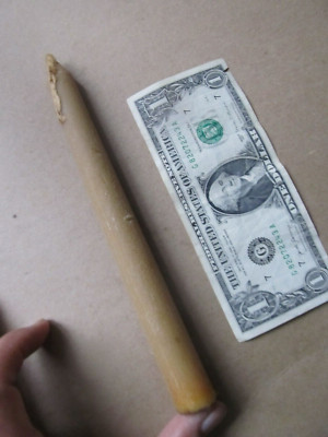 Very Rare, ORIGINAL 1790 COLONIAL TALLOW CANDLE From Candle Mold, Rev ...