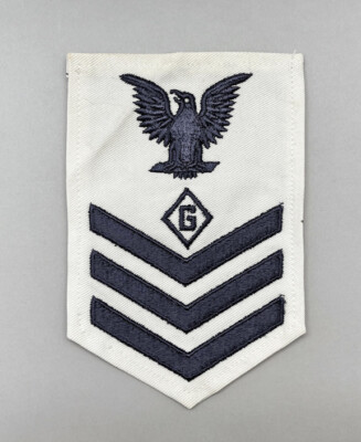 WWII USN US Navy GUNNERY INSTRUCTOR Petty Officer 1st Class PO1 G Rate ...