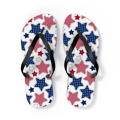 Patriotic Fourth of July, summer beach Flip Flops | eBay