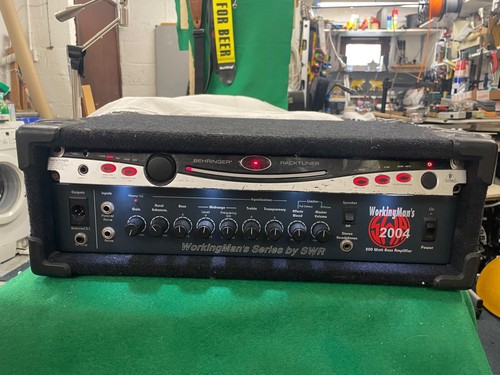 SWR Workingmans 2004 200 Watt Bass Amp and Behringer Rack Tuner | eBay UK