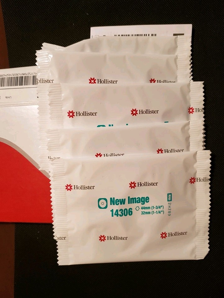 5 Hollister 14306 New Image 2-Piece Pre-sized FlexWear Skin Barrier Exp ...