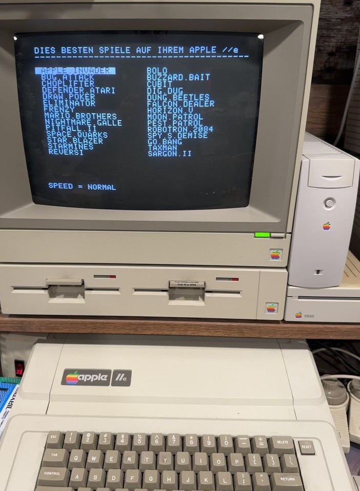 Vintage Apple II+ IIe IIc IIGS Computer Game Collection 106 Games 3.5 ...