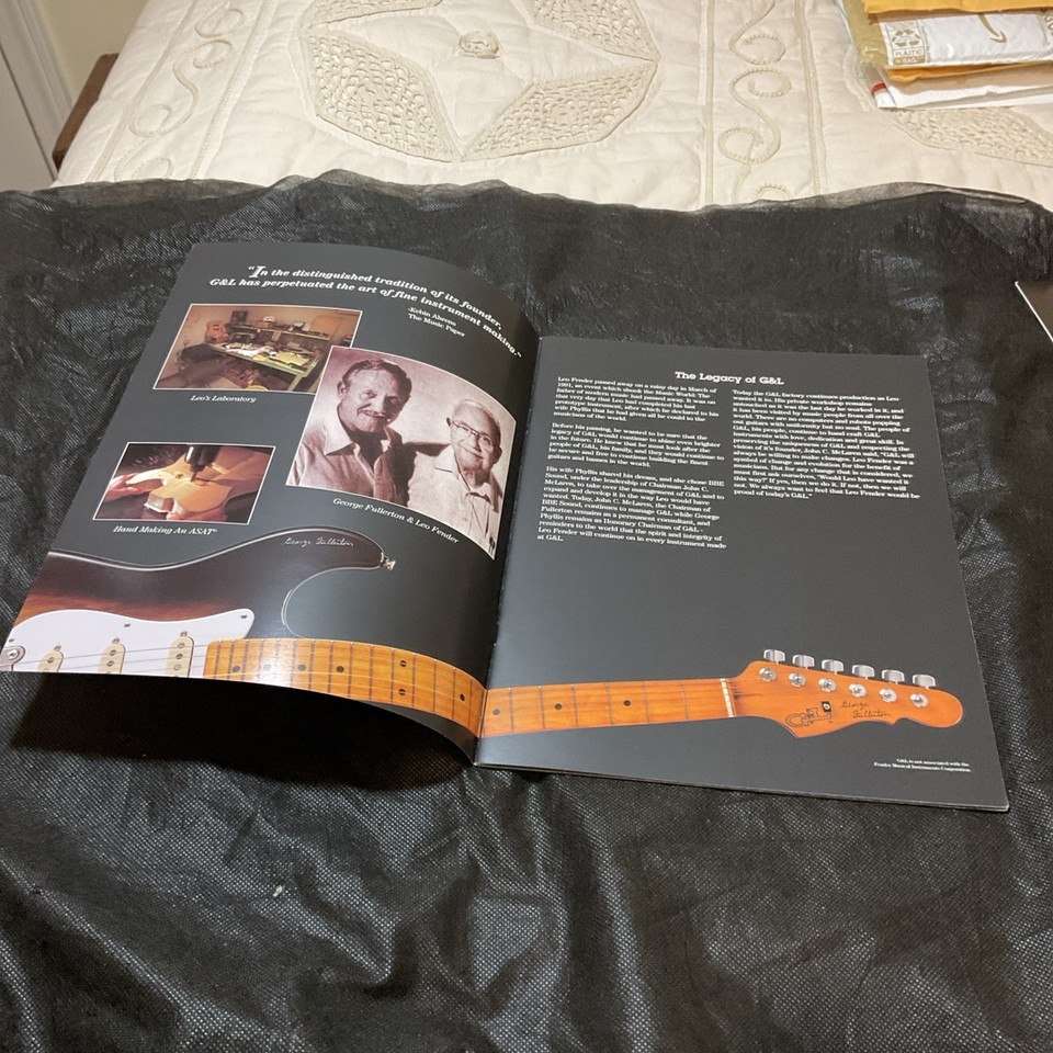 Pair - 1 G&L Guitars USA Catalog & 1 G&L Tribute Catalog - Both NOS | eBay