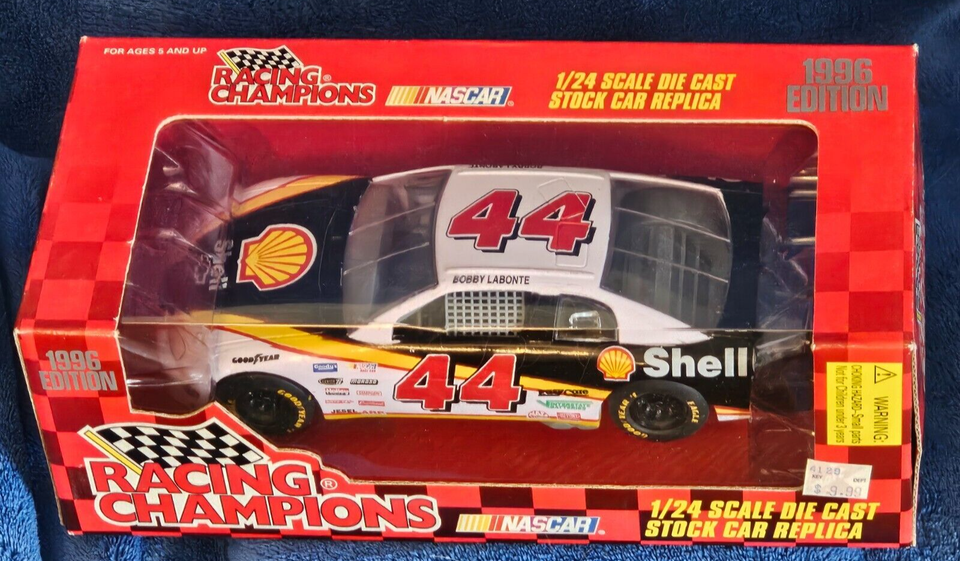 BOBBY LABONTE #44 SHELL NASCAR 1/24TH RACING CHAMPIONS STOCK CAR | eBay