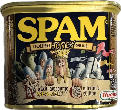 Monty Python SPAM Collectors Edition Spamalot Sealed Empty Can, No Exp ...