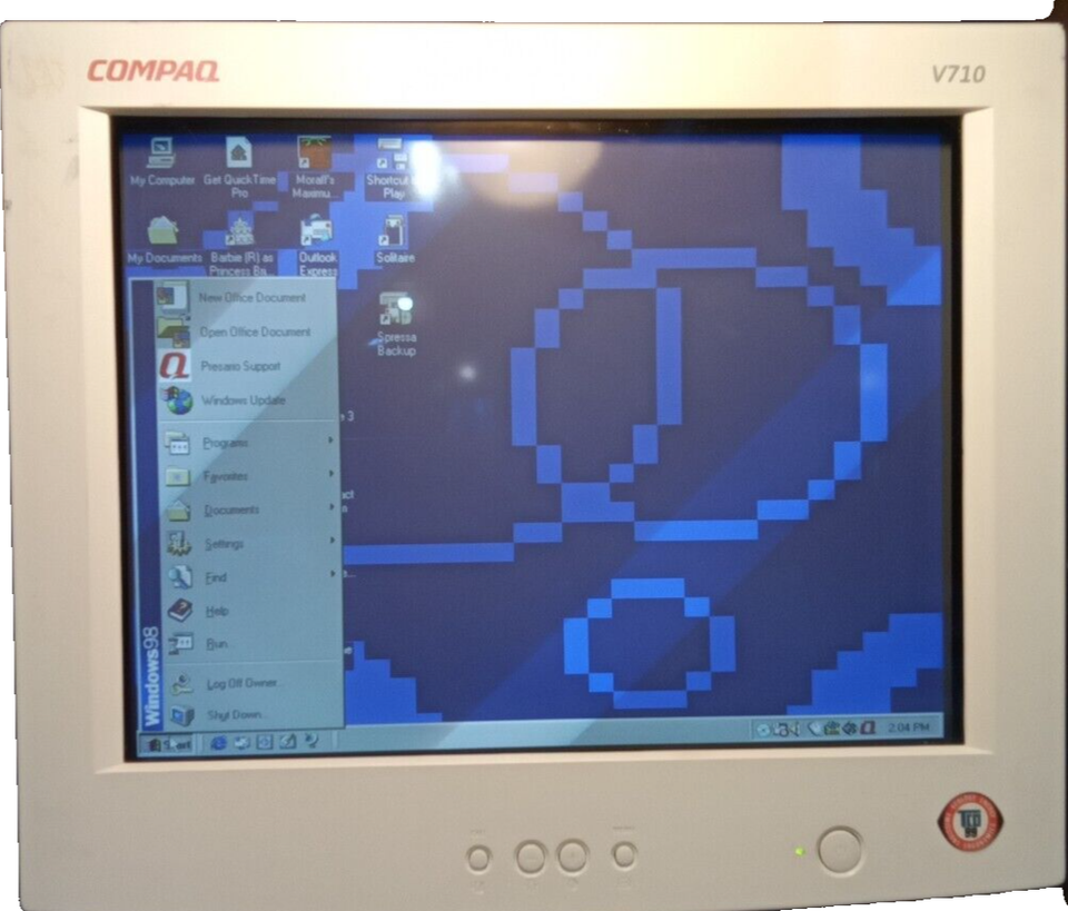 Vintage Compaq Presario 5184 Desktop Industrial/Gaming Computer | eBay