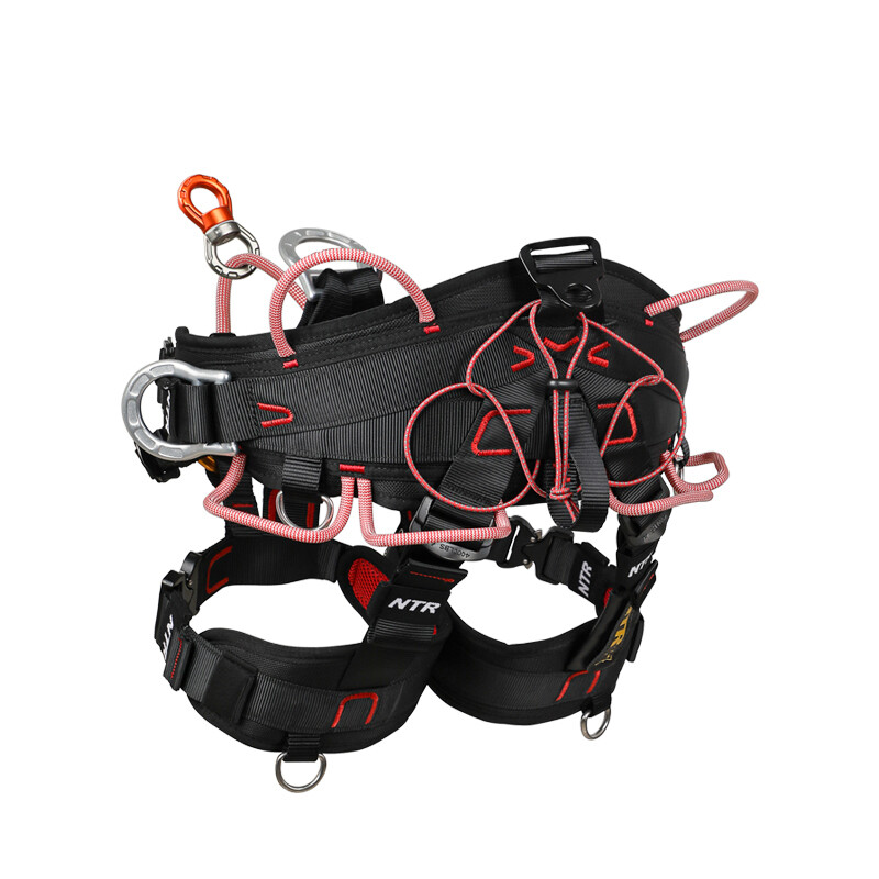 Tree Climbing Saddle Arborist Half Body Harness Swivel Bridge Fall ...