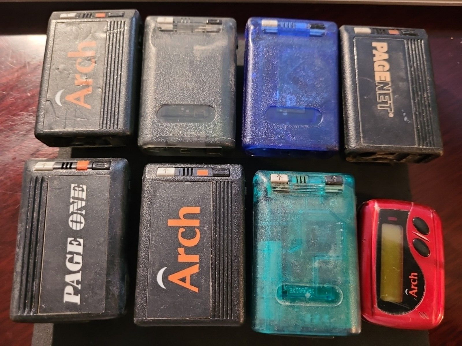 8 Vintage pager beeper FOR PARTS ONLY Variety AS-IS Read Description ...