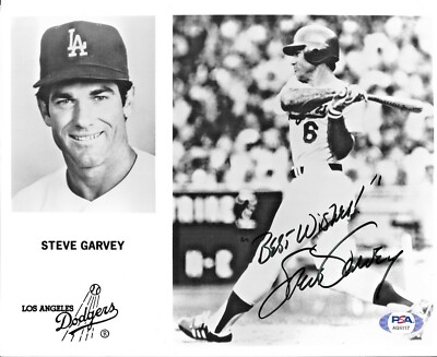 Steve Garvey Los Angeles Dodgers MLB Signed Auto 8x10 Photo PSA/DNA COA ...