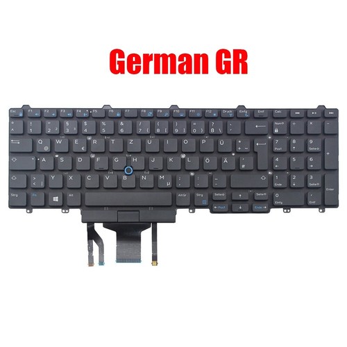 GR Keyboard For DELL Latitude 5580 5590 5591 E5550 5550 E5570 7510 7520 ...
