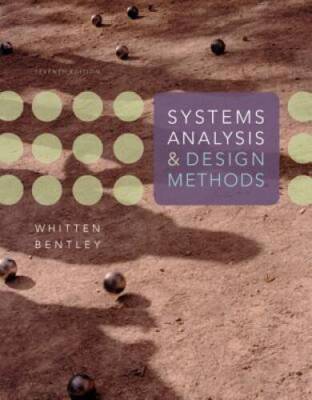 Systems Analysis and Design Methods - Hardcover By Whitten, Jeffrey ...