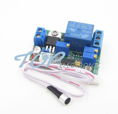 5V 12V 24V DC Sound Sensor / Light Control Relay Switch Module ...