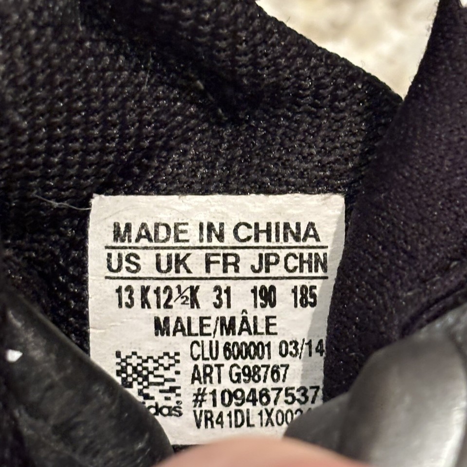 ADIDAS FILTHYQUICK 2.0 Boys Mid Football Cleats Size 13K SILVER BLACK ...