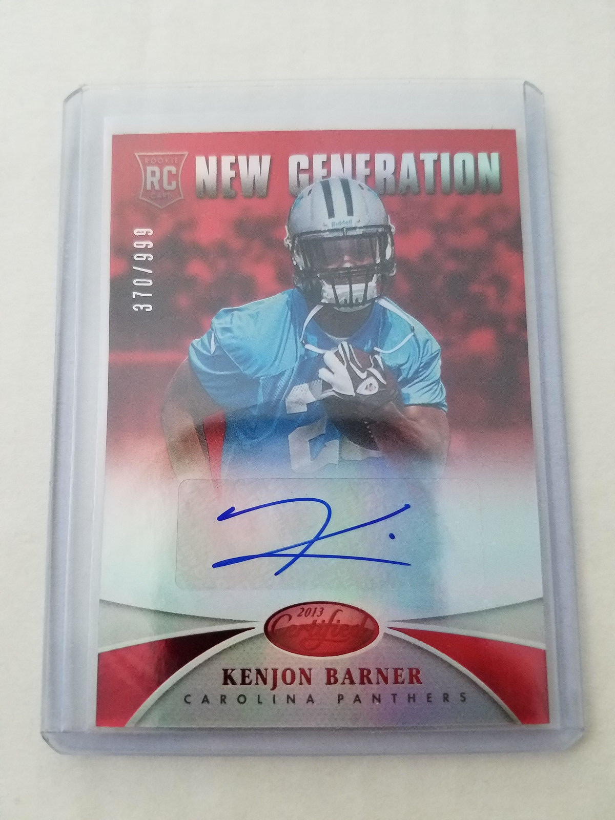 Kenjon Barner 2013 Certified New Generation Autograph Card #250 Serial ...