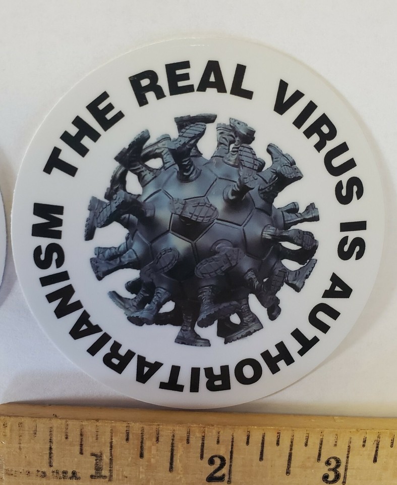 ANTI VACCINE Stickers 5 PACK LOT GRIM REAPER CLOT SHOT 💉 ANTI VAX VAXX ...