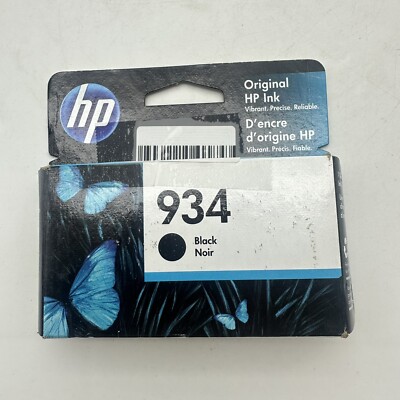 Original HP 934 Ink Cartridge Black C2P19AN Exp. 2021-2024 | eBay