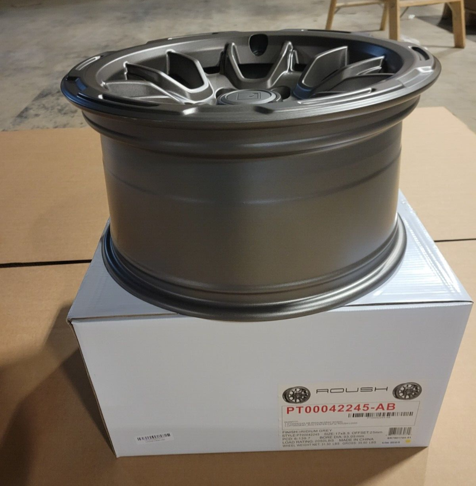 New ROUSH R Wheel Fits 2021-2025 Ford Bronco Iridium Grey 17 x 8.5 | eBay